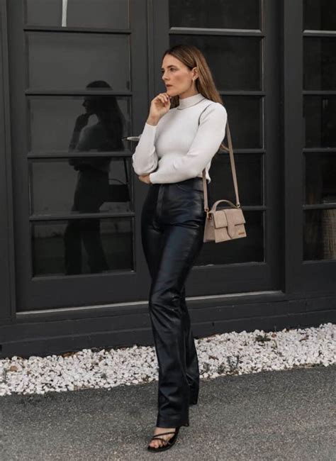 17 Chic Leather Pants Outfit Ideas That Prove You Need A Pair