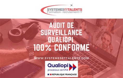 SYSTEMES TALENTS Audit De Surveillance Qualiopi Conforme GO SYSTEMES