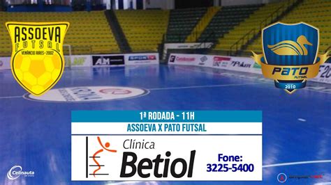Ao Vivo Assoeva X Pato Futsal Liga Nacional De Futsal 2023 Youtube
