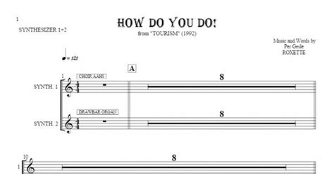 how do you do notes for synthesizer synth voice brass section
