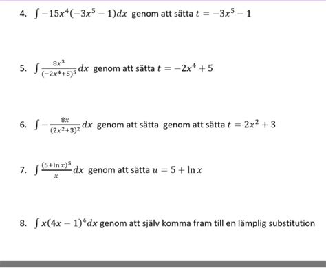 Integration Using Substitution R Askmath