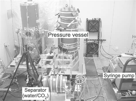 Photo Of Apparatus Used For Relative Permeability Measurements
