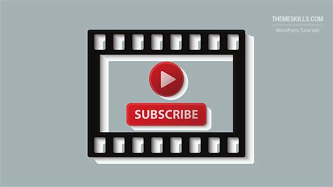 How To Add A Youtube Subscribe Button In Wordpress Themeskills