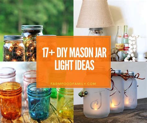 17 Cool Diy Mason Jar Light Ideas And Designs For 2025