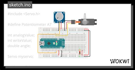 Nano Servo Wokwi ESP STM Arduino Simulator