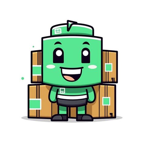 Premium Ai Image Storage Company Character Simple