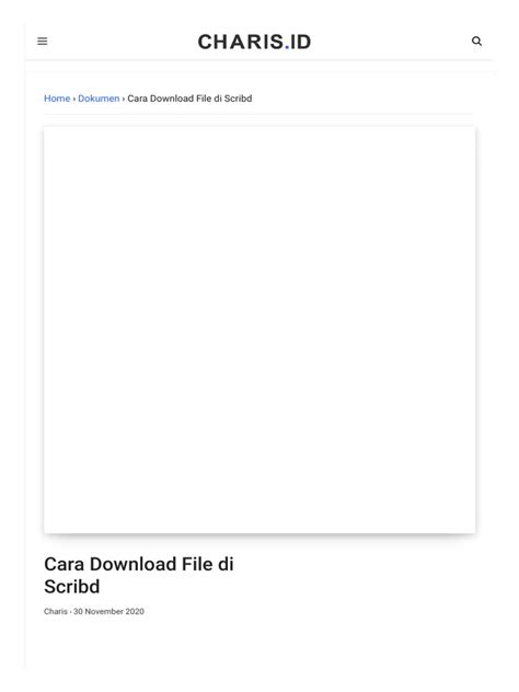 Cara Download File Di Scribd Tanpa Login Update 2021 Pdf Komputer