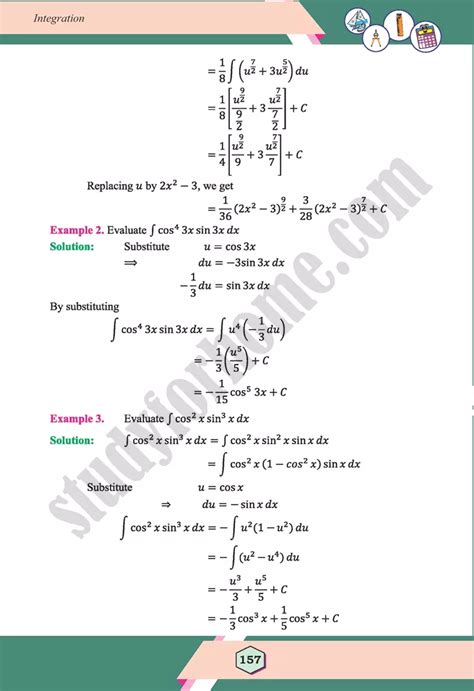 Integration Unit 6 Maths 12th Text Book