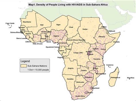 Countries In Sub Saharan Africa Map