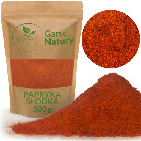 Papryka Słodka Mielona 500g czerwona WYSOKA JAKOŚĆ 12319735733 Allegro pl