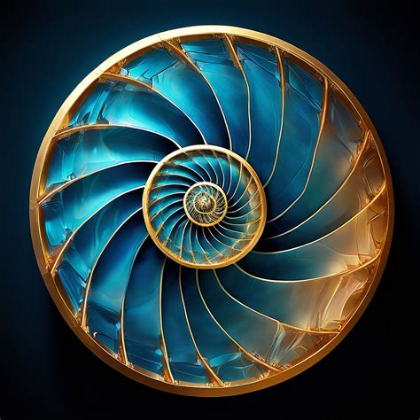 Fibonacci Spiral Overlaying A Golden Ratio Spiral By Talia Sheehan Playground