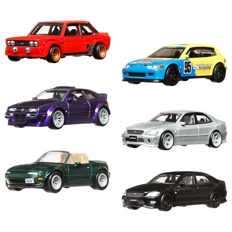 Hot Wheels Car Culture Modern Classics Mix 5 Vehicle Case Of 10