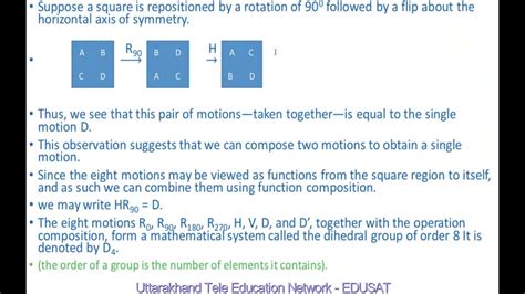 Group Theory Dihedral Group Youtube