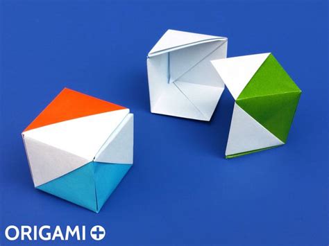 Origami Cube Gift Box Flag Box