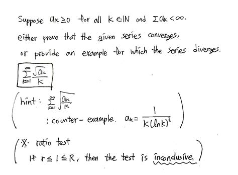Solved Suppose Ak For All KN And Ak