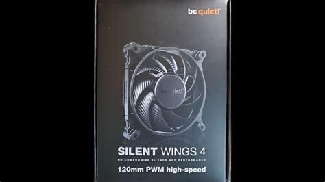 be quiet! Silent Wings 4 120 PWM high-speed BL094 Fan Review, Pt 1 ...
