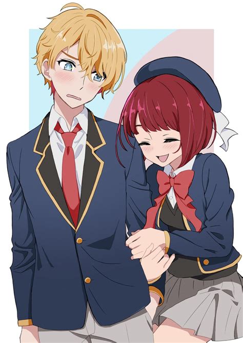 Arima Kana And Hoshino Aquamarine Oshi No Ko Drawn By Kinomiki Danbooru