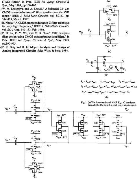 Figure 2 From Vhfuhf High Q Bandpass Tunable Filters Design Using Cmos