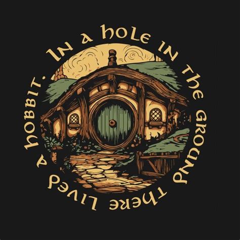 In A Hole In The Ground There Lived A Hobbit T Shirt