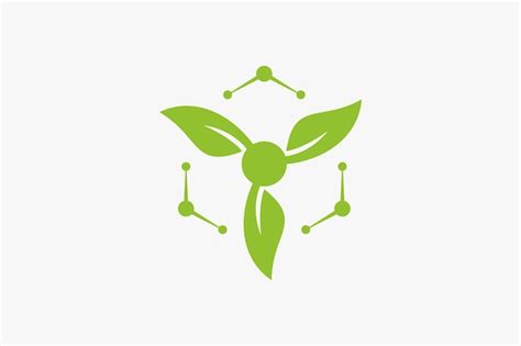 Premium Vector Green Tech Logo Design With Technology Concept