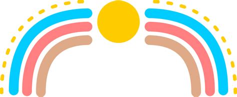 Boho Rainbow Pngs For Free Download