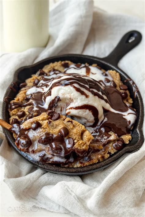 Chocolate Chip Skillet Cookie No Egg No Butter