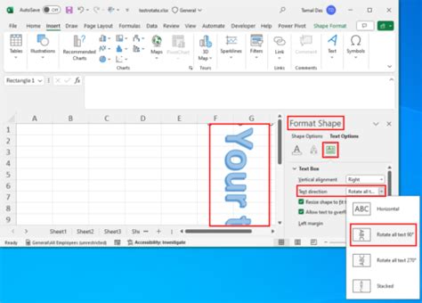 Ways To Rotate Text In Microsoft Excel How To Excel