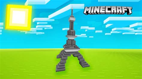 Eiffel Tower Schematic MCS SMP Minecraft Map Eiffel Tower Schematic MCS SMP Minecraft Map
