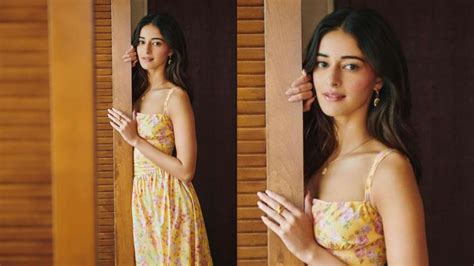 Ananya Panday Is Suhana Khans ‘dreamy Girl In Yellow Floral Dress