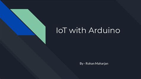 Iot With Arduino Rohan Gurzu Speaker Deck