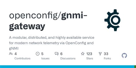 github openconfig gnmi gateway a modular distributed and highly