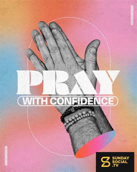 Pray With Confidence Sunday Social