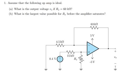 Solved Design An Operational Amplifier Circuit That A Chegg