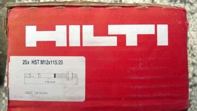 HILTI HST M12X115/20 KOTWA ROZPRĘŻNA PIERŚCIENIOWA - 6528307960 ...