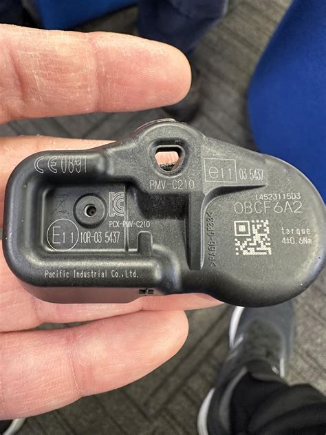 Broken Tpms Sensor Sitting In Tyre Rlexus
