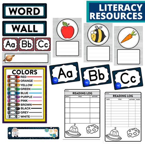 Outer Space Classroom Theme Decor Bundle Clutter Free Classroom Store