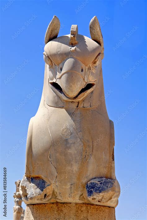 Persian Columns Or Persepolitan Developed In The Achaemenid