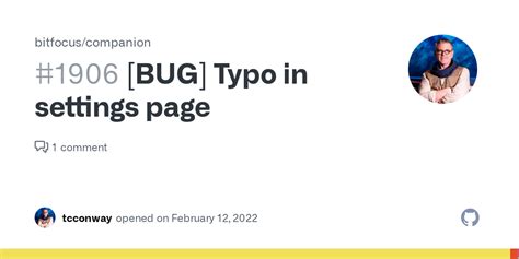 [bug] Typo In Settings Page · Issue 1906 · Bitfocus Companion · Github