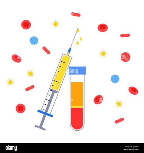 Platelet Rich Plasma Therapy Illustration Stock Photo Alamy