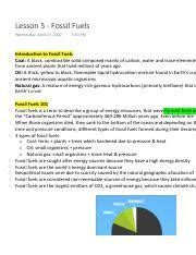 Understanding Fossil Fuels Formation Types And Environmental Course Hero