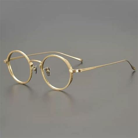 Saint Vintage Round Titanium Eyeglasses Frame Titanium Eyeglass