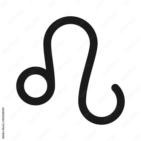 Leo Pixel Perfect Minimalistic Linear Icon Lion Zodiac Sign Horoscope