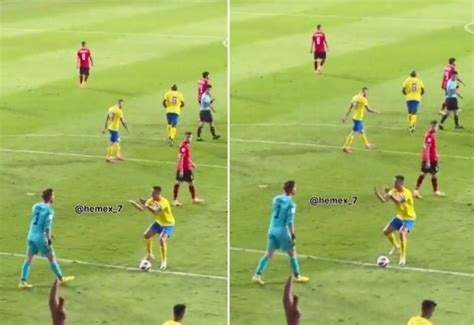 شاهد ردة فعل كريستيانو رونالدو تجاه حارس استقلال بعد تعمده تضييع