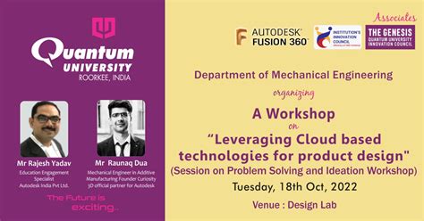 Quantum University Presents A Workshop On Leveraging Cloud Based Technologies For Product
