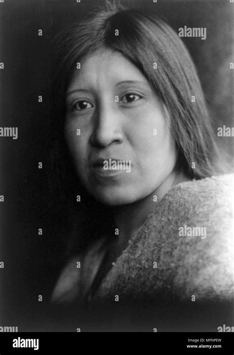 Head And Shoulders Portrait Of Native Amerivan Woman C1924 Photograph