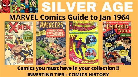 Silver Age Marvel Comics 1964 January Key Issues Cbsi Comics