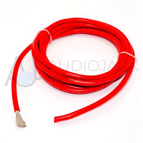 Кабель питания монтажный силиконовый 10AWG, 1Cх5.3мм2, гибкий, 1м ...