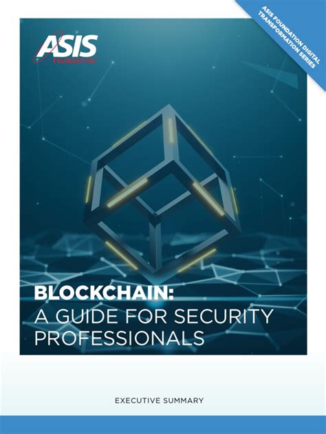 Blockchain A Guide For Security Professionals Executive Summary Pdf