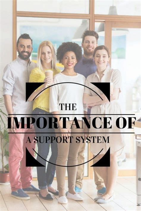 The Importance Of A Strong Support System Support System Supportive