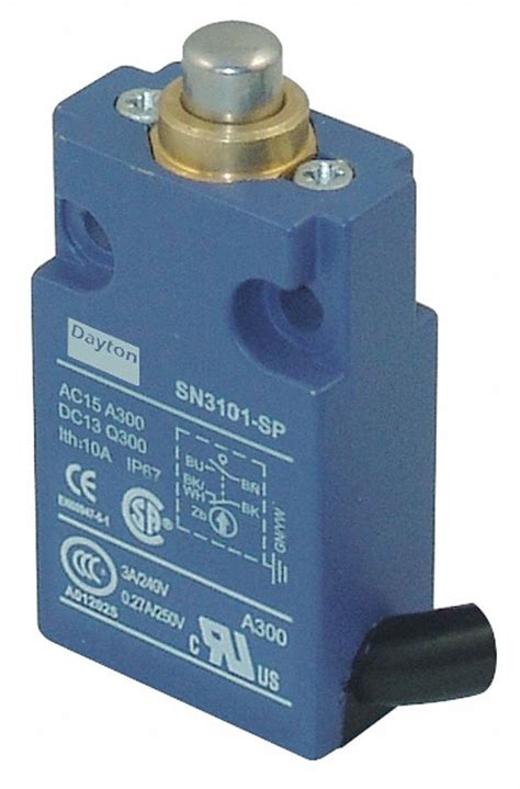 Dayton Spdt 10a 300v General Purpose Limit Switch 12t94412t944